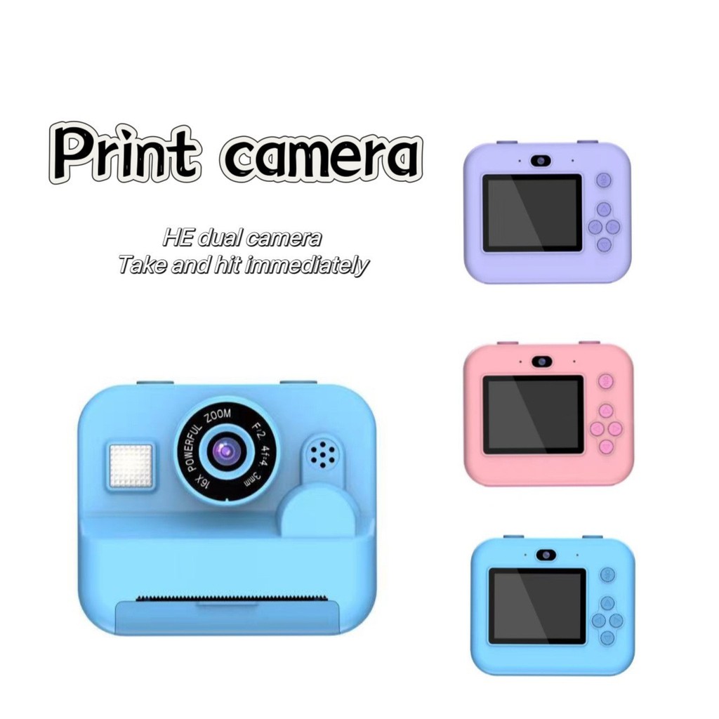 Trẻ em Mini Polaroid In Camera HD Máy ảnh kỹ thuật số đa chức năng SLR ...