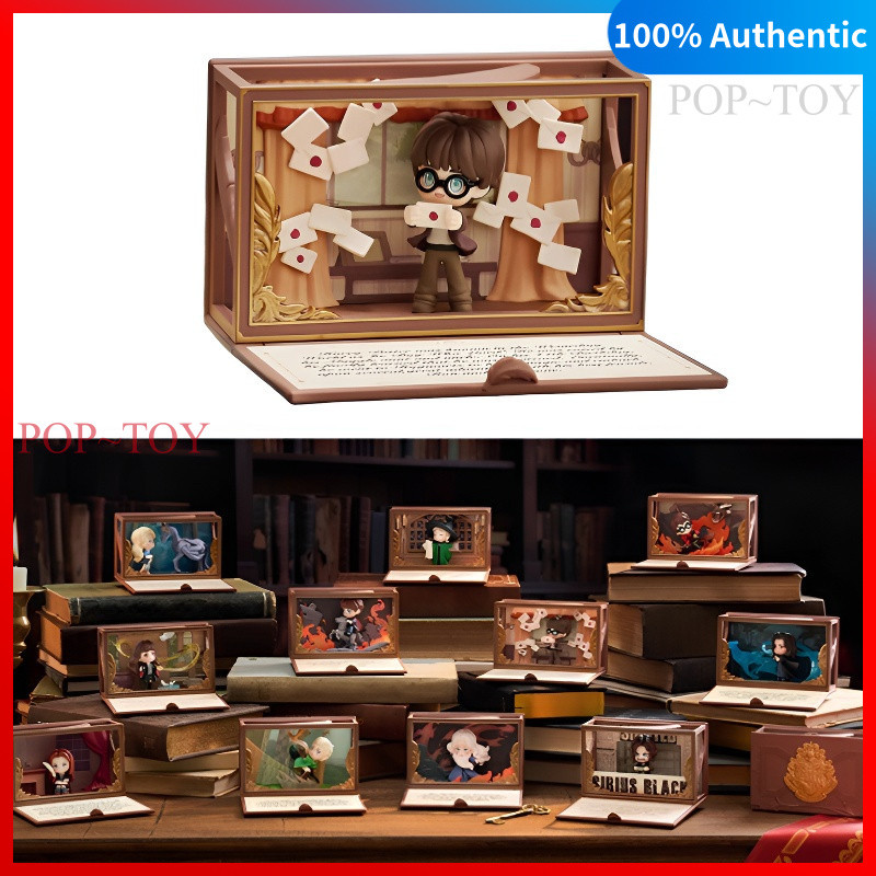 POPMART harry potter Hogwarts Biographical Series Scene Sets Blind box ...