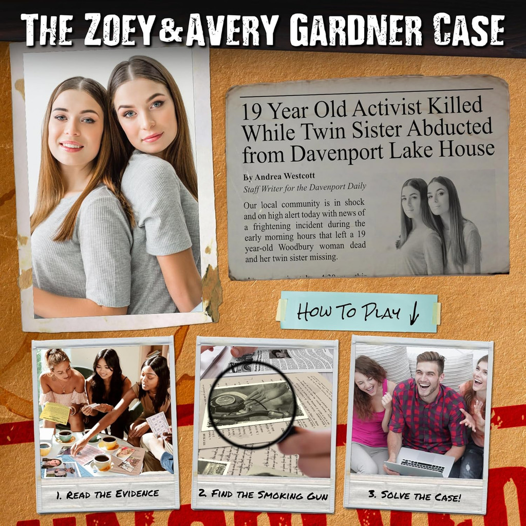 Unsolved Case Files | Gardner, Avery - Active Murder Mystery Case - Can ...