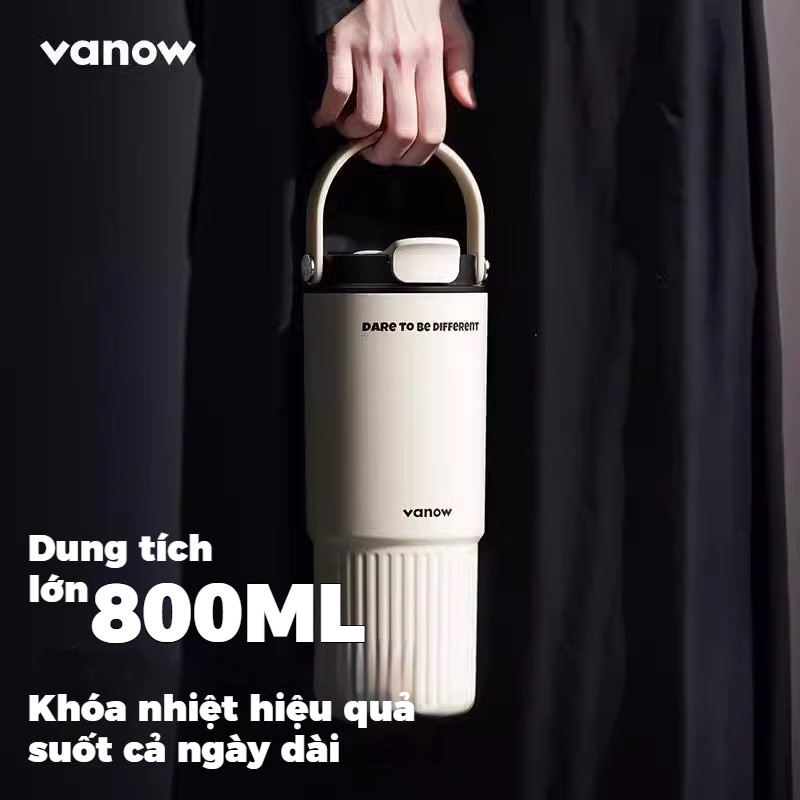 Vanow Thermos Cup Di Động Ống Hút Di Động Cốc Cà Phê Giá Trị Cao Trà ...