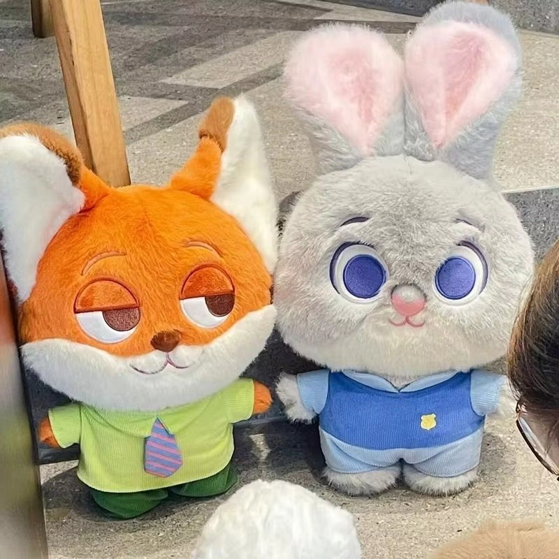 30CM Zootopia Mềm Mại Sang Trọng Judy Búp Bê Cáo Nick Búp Bê Sang Trọng ...