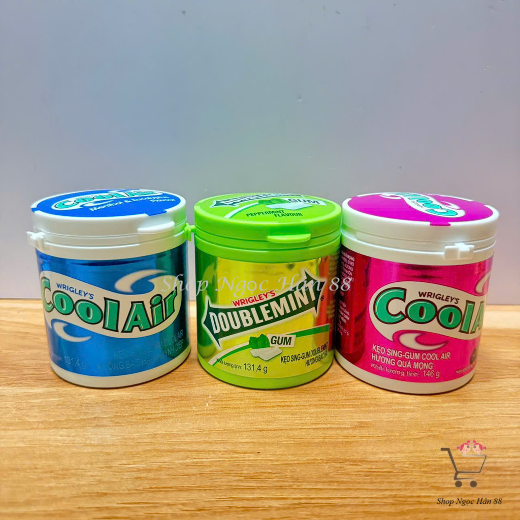 Kẹo cao su Sing-Gum Cool Air / Doublemint hũ 131.4g (100 viên) | Shopee ...