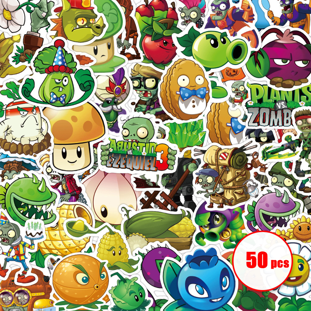 Bộ Hình Dán Plants vs. Zombies Trò Chơi Điện Tử Ghi Định Tự Dán ...