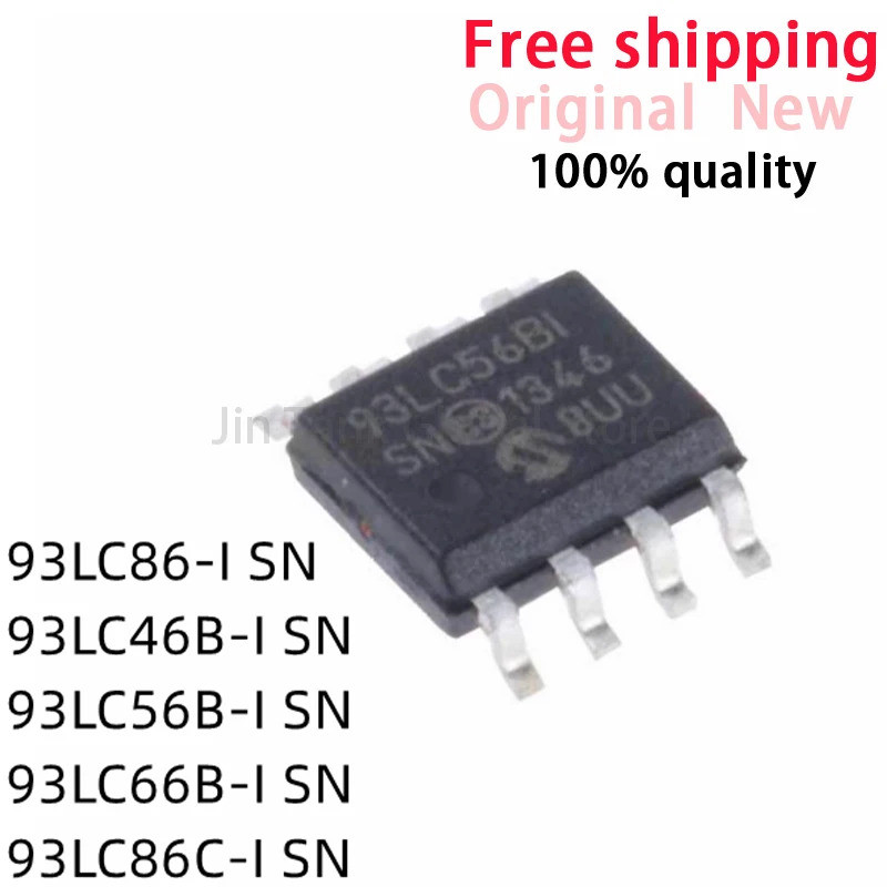 5 Chiếc 93LC46B-I SN 93LC56B-I SN 93LC66B-I SN 93LC86-I SN 93LC86C-I SN ...