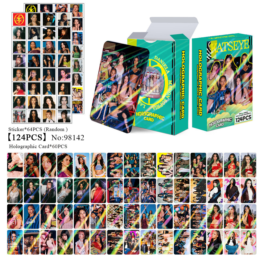 6-124 chiếc KATSEYE BEAUTIFUL CHAOS Album Lomo Cards SIS Soft Is Strong ...