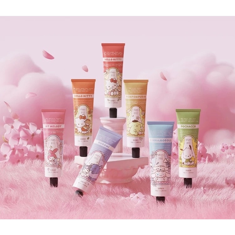 Roopy X Sanrio Hand Cream Thương hiệu Roopy Runpei Sanrio Family Series ...