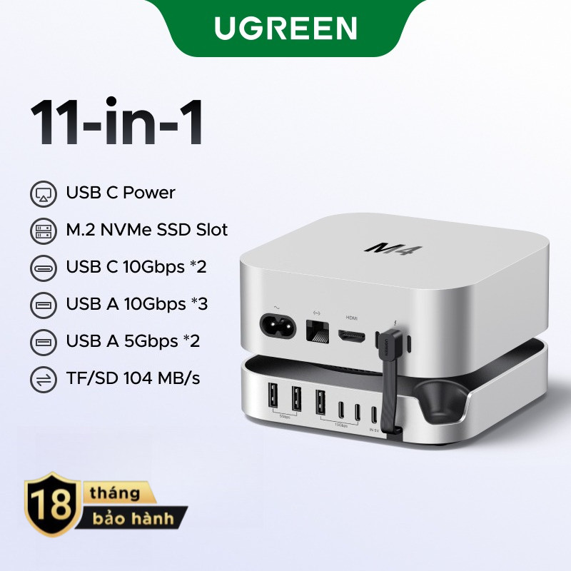 UGREEN USB HUB Docking Station cho Mac Mini M4 M4 Pro M.2 NVMe SSD 8TB ...