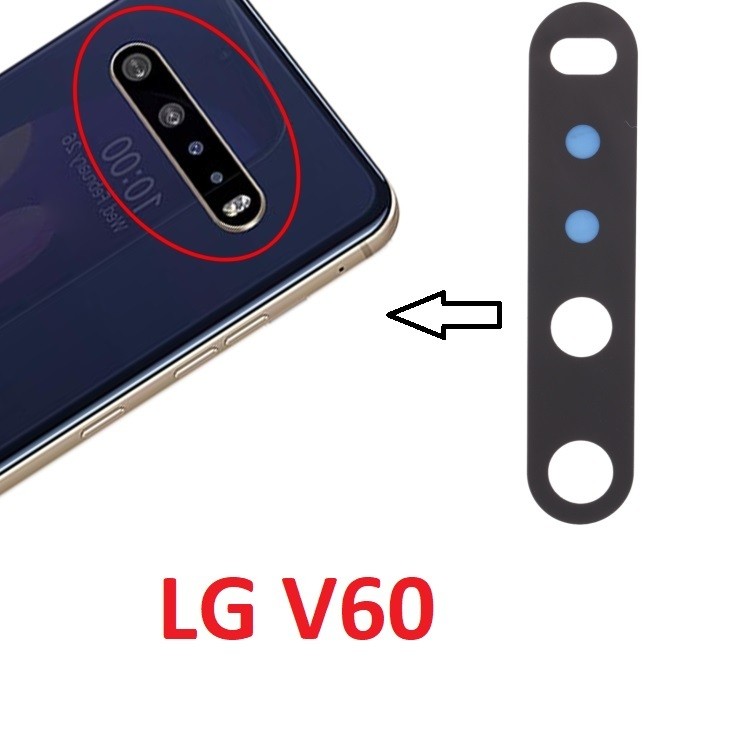 Mặt Kính Camera Sau LG V60 ThinQ 5G / V60 ThinQ 5G UW Camera Lens for ...