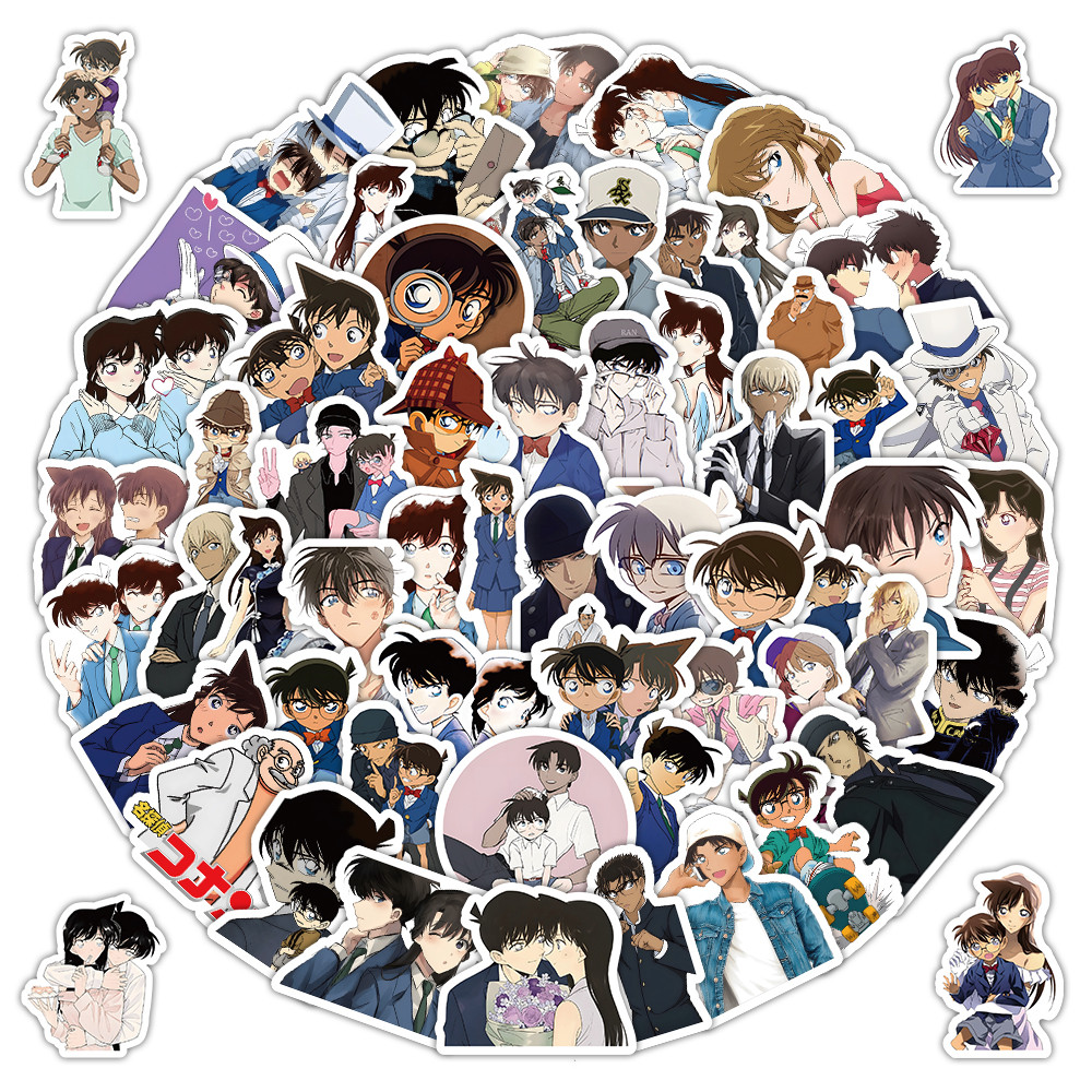 Conan Edogawa Series Sticker (103 Cái) - Đề Can Quạt Anime Cho Hành Lý ...