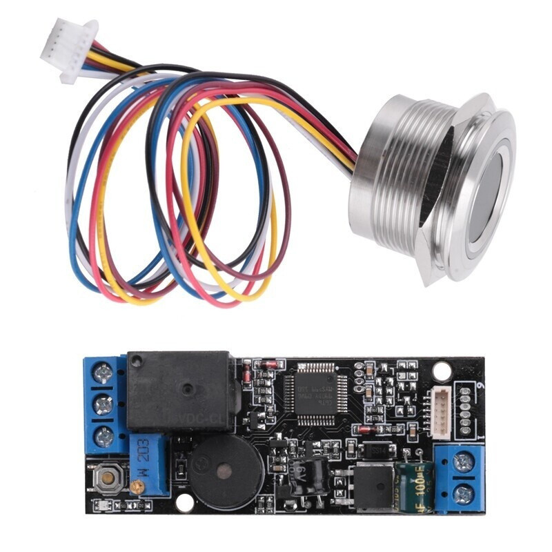 Bảng điều khiển công suất thấp KL202 DC12V + Mô-đun nhận dạng vân tay ...