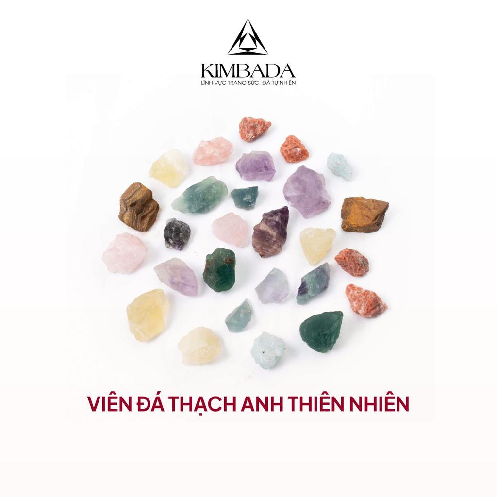 Viên đá thạch anh tự nhiên Kimbada, đá phong thuỷ trang trí, thanh tẩy ...