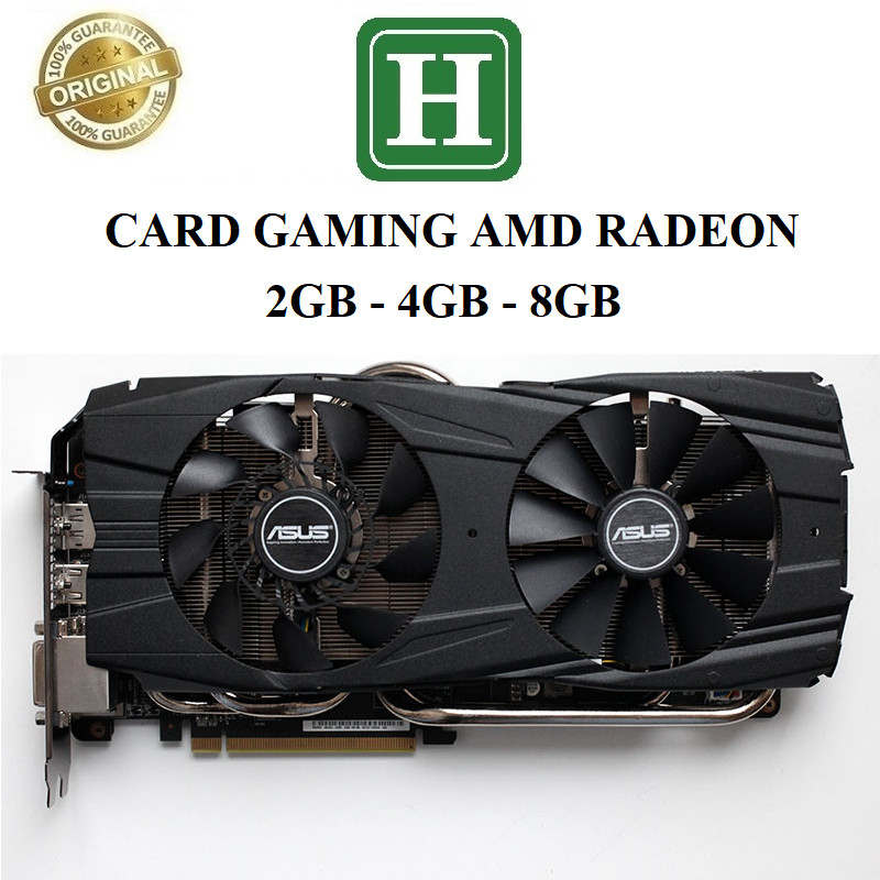 Card màn hình GAMING - AMD R9-280X, R9-290X, R9-380, RX580 - 4GB - 8GB ...