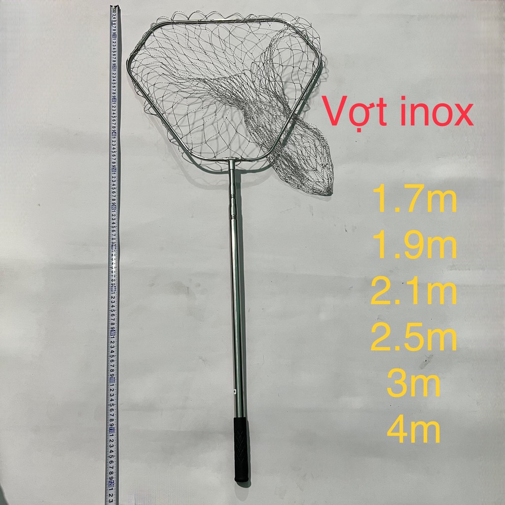 Vợt Cá inox Nhiều Kích Thước Kèm Vành Tam Giác 50cm - VC001 | Shopee ...