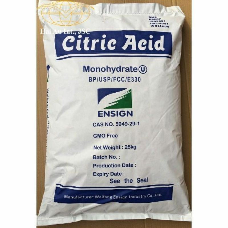 axit chanh, acid citric ( bột chanh ),chất điều chỉnh PH ,bột tạo độ ...