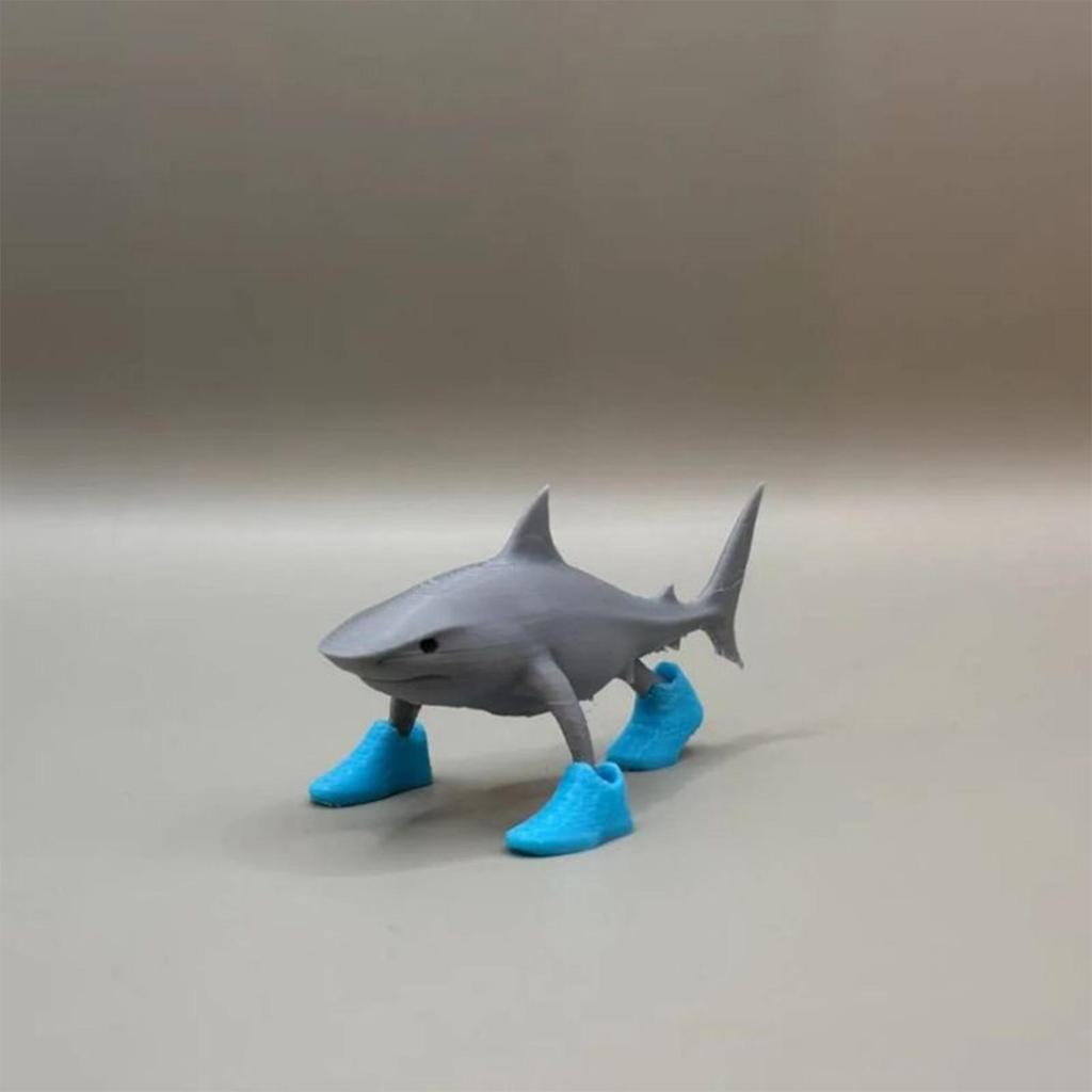 Shark Figure Home Decor Toy Figures Cartoon Desktop Decoration Model ...