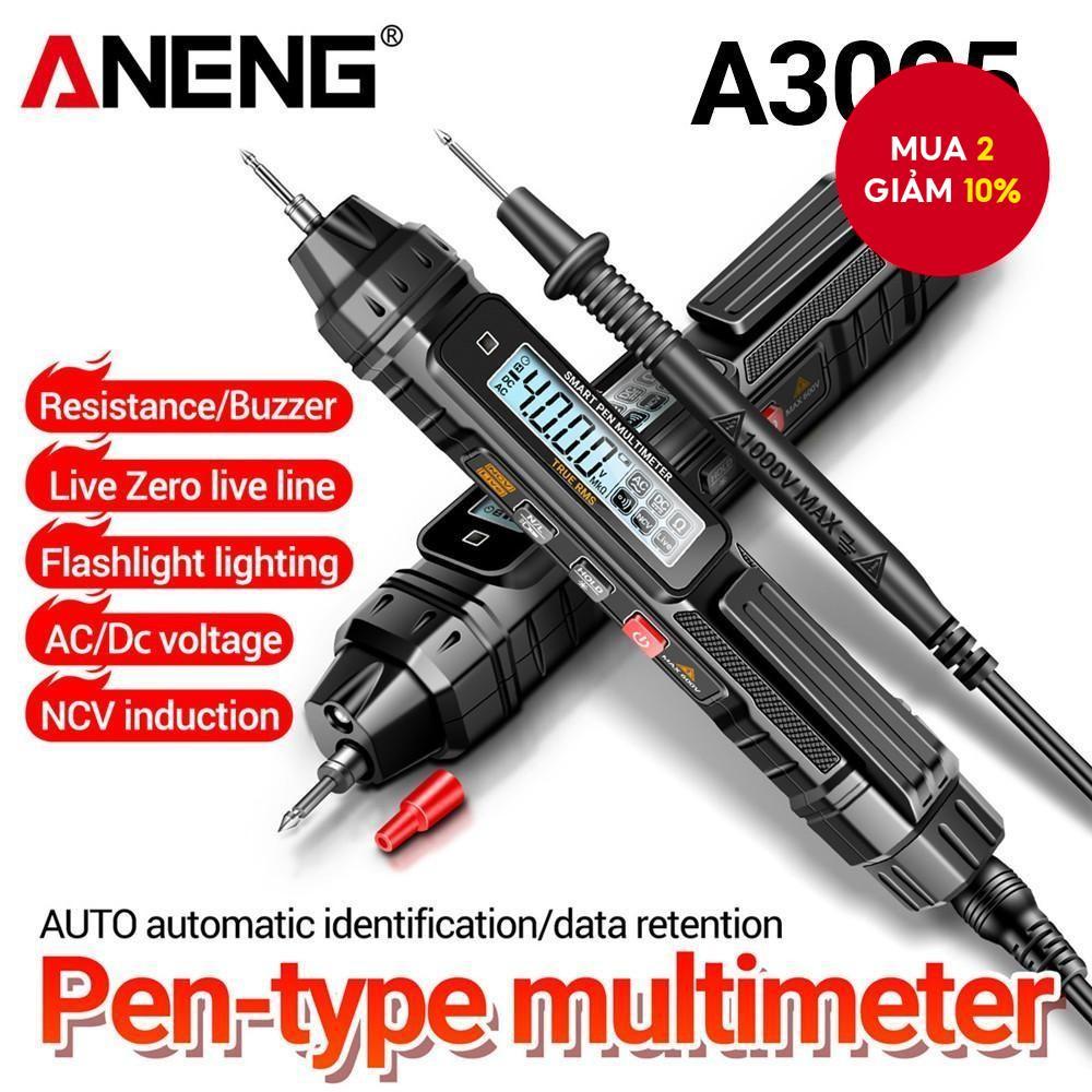 Đồng hồ vạn năng kỹ thuật số ANENG A3005 - Loại bút bỏ túi, 4000 lần ...