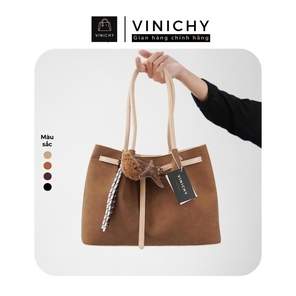 (Sản phẩm mở bán tặng quà) Túi xách nữ đeo vai VINICHY, tote dung tích lớn size 35cm HA808 ...