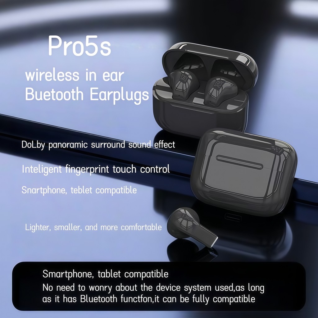 Tai nghe bluetooth Pro5s không dây Mini, chất lượng âm thanh trung thực ...