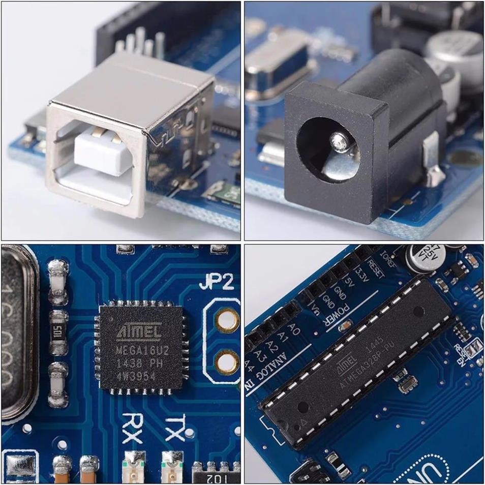 KIT Arduino Uno R3 Atmega 328P Chíp Cắm Có Kèm Dây Cáp, Kit nano, kit ...