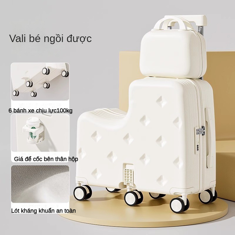 Vali mẹ conVali kéo ngồi được đẩy được cho bé va li du lịch 20 inch có ...