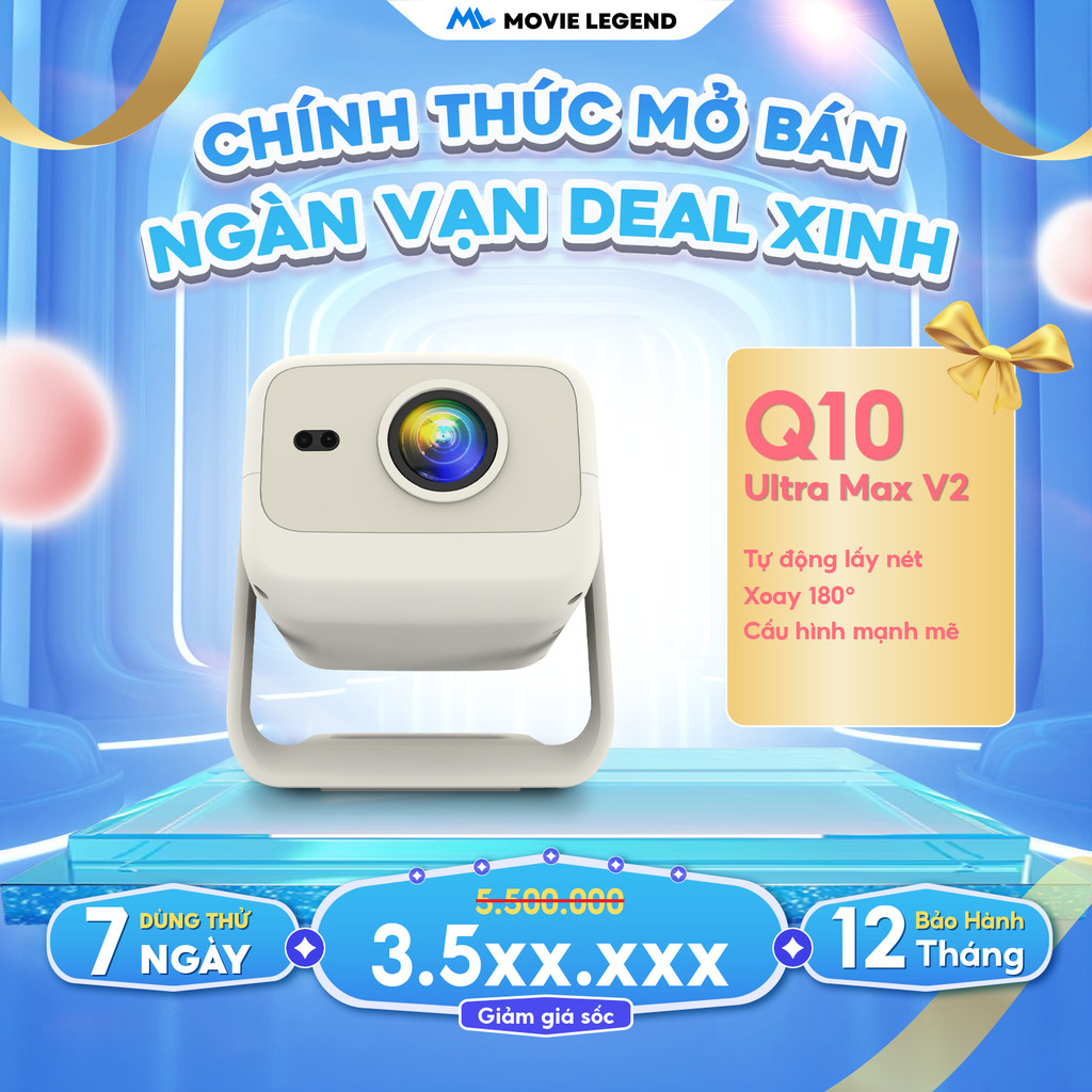 [DONNGUYEN_DV] [FLASH SALE 24H] Máy Chiếu Q10 Ultra Max Version 2 - Máy ...