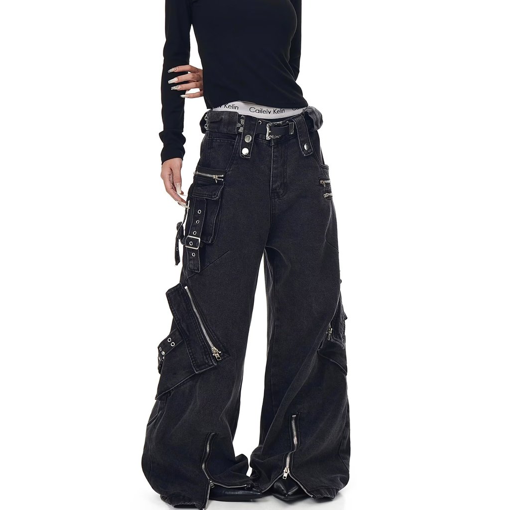 Quần Jean Nam Style Harajuku Nhật Bản, Thiết Kế Unisex Hợp Thời Trang ...
