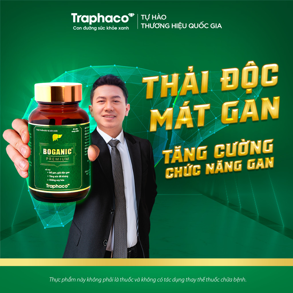 TPBVSK Boganic Premium Traphaco Bổ Gan Giúp Hỗ Trợ Thải Độc Gan Mát Gan ...