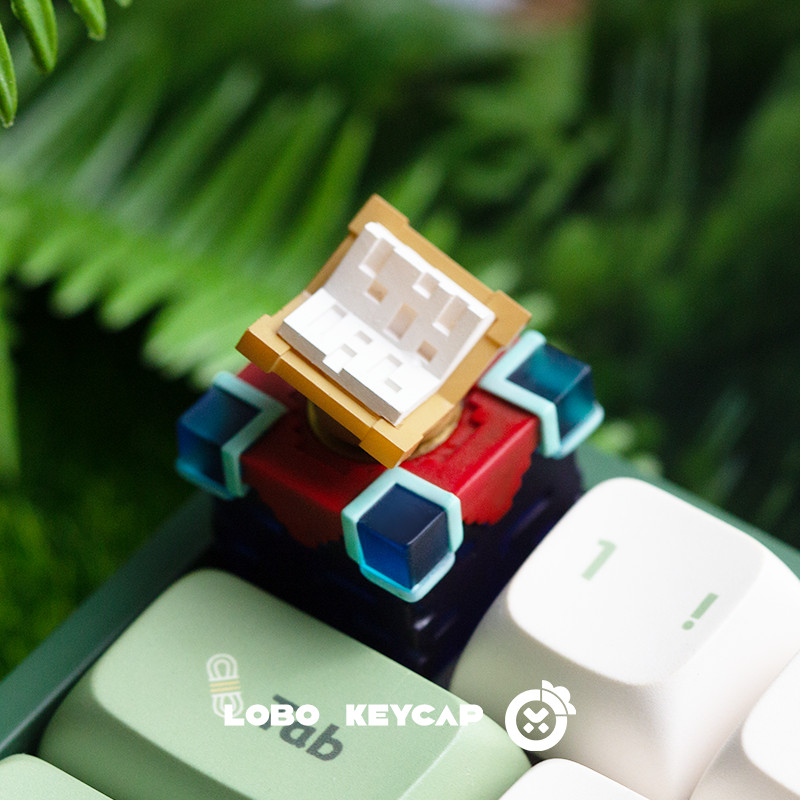 Minecraft với bàn ma thuật Bàn phím cơ trong suốt Keycap Đơn độc đáo ...