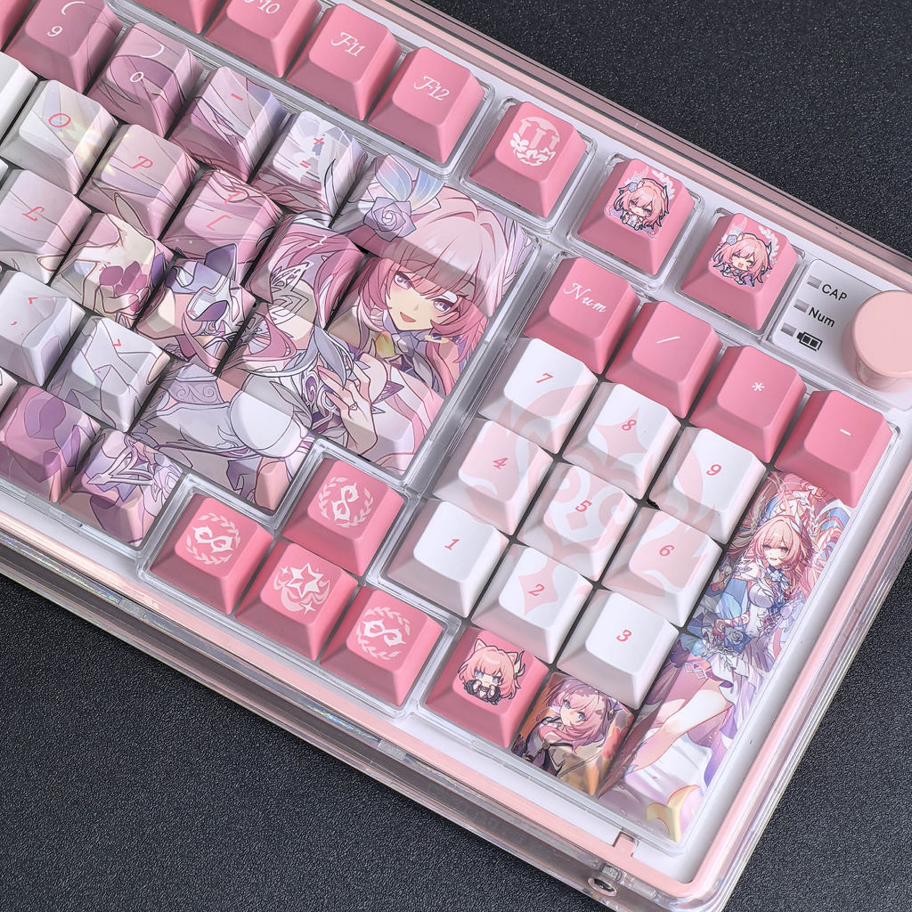 Cyrene Keycaps 120 Phím Cherry Profile PBT Dye Thăng hoa Wooting Aula ...