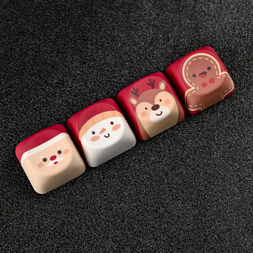 MAIMOOO Giáng Sinh Vui Vẻ Keycaps MOA Profile 4 PBT Cơ Keycaps Hoạt ...
