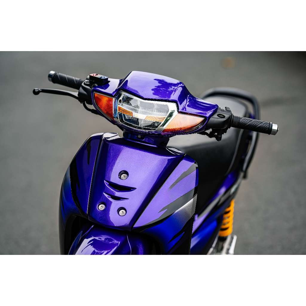 Pha đèn 2 tầng zhipat wave 110, wave ZX, wave anpha nhỏ ÁNH SÁNG MẠNH ...