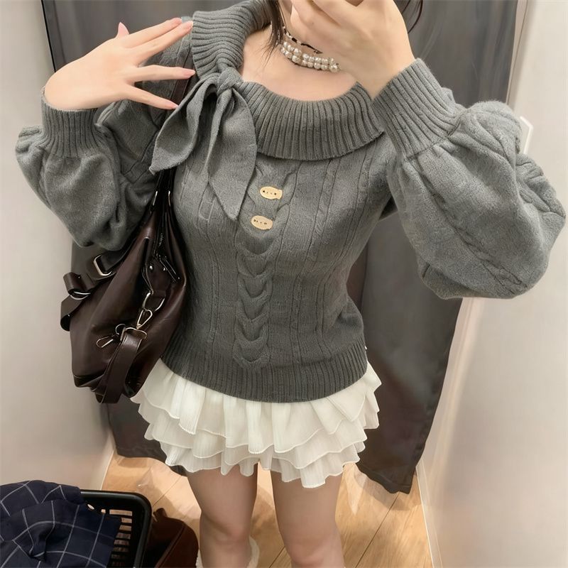 Học Viện Nhật Bản - Áo Len Chui Đầu Ngọt Ngào Thu Đông, Form Slim Fit ...