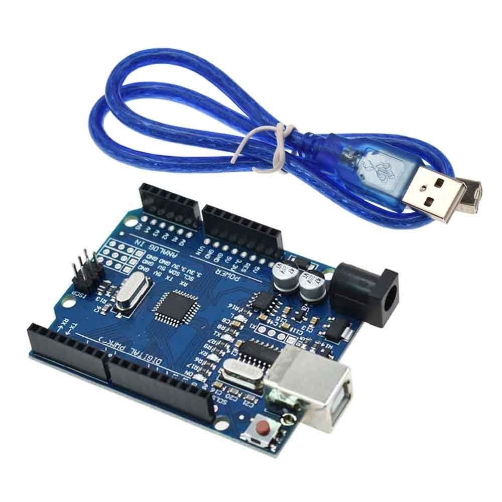 002 Một Bộ Uno R3 CH340G + mega328p chip 16MHz cho Arduino Uno R3 bảng ...