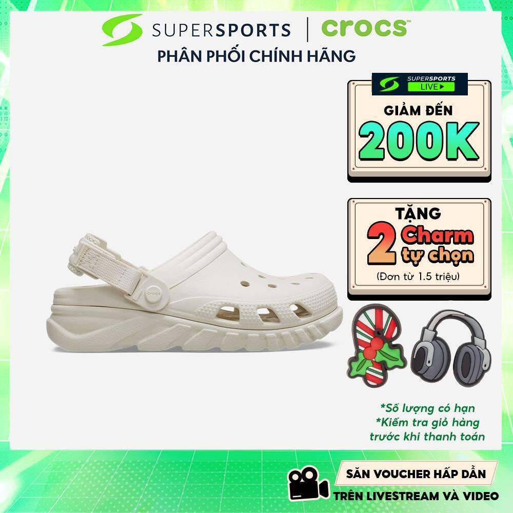 Giày Clog Unisex Crocs Duet Max Ii - Be - 208776-160 ADS01 LS100 ...