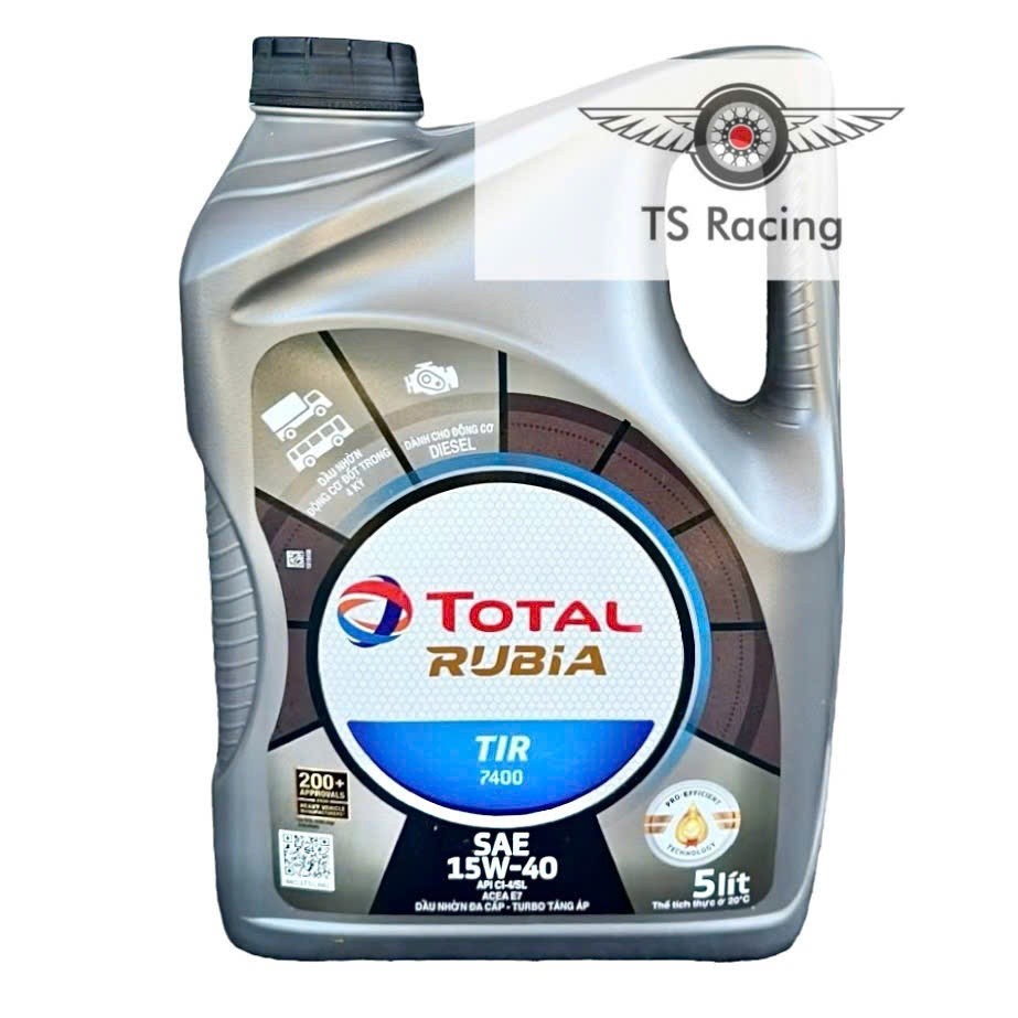 Nhớt total rubia tir 7400 15w40 5L - xe tải xe bán tải | Shopee Việt Nam