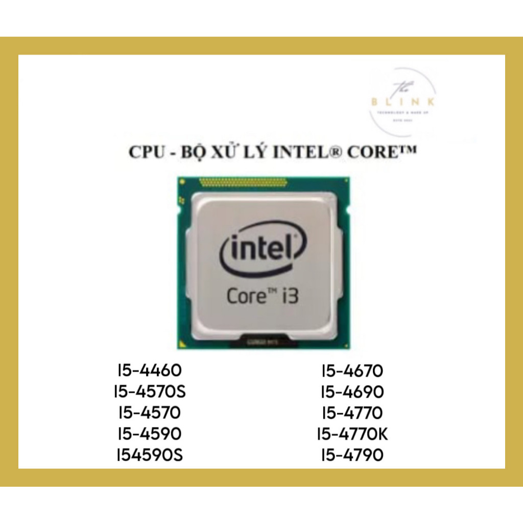 CPU Socket 1150 I5-4460/ I5-4570S/ I5-4570/ I5-4590, I7-4770S/ I7-4770 ...