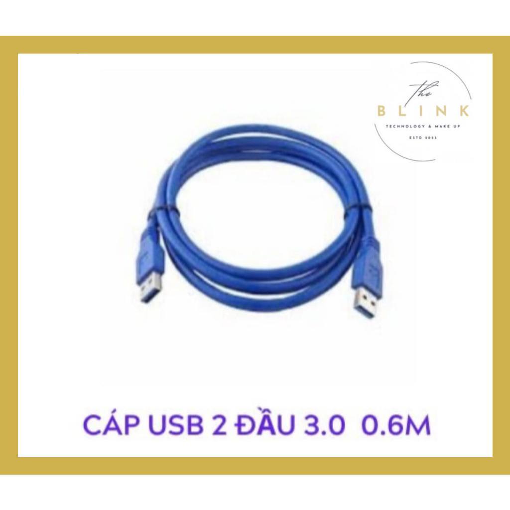 Dây cáp 2 đầu USB | Cáp USB 2 Đầu Đực Chiều Dài 1m2- Loại Tốt | Shopee ...