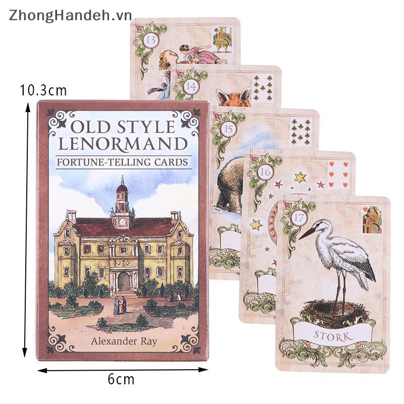 Null Old Style Lenormand Oracle Card Party Prophecy Bói toán Board Game ...