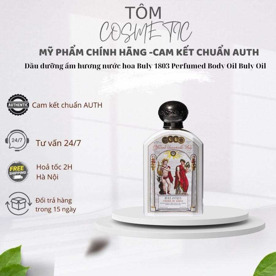 Dầu dưỡng ẩm hương nước hoa Buly 1803 Perfumed Body Oil Buly Oil ...