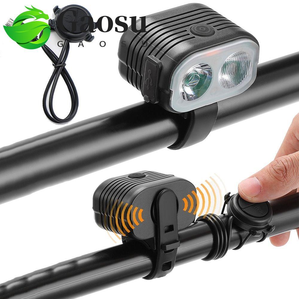 Đèn pha LED GAOSU cho xe đạp - Nguồn sáng kép, chống nước, siêu sáng ...