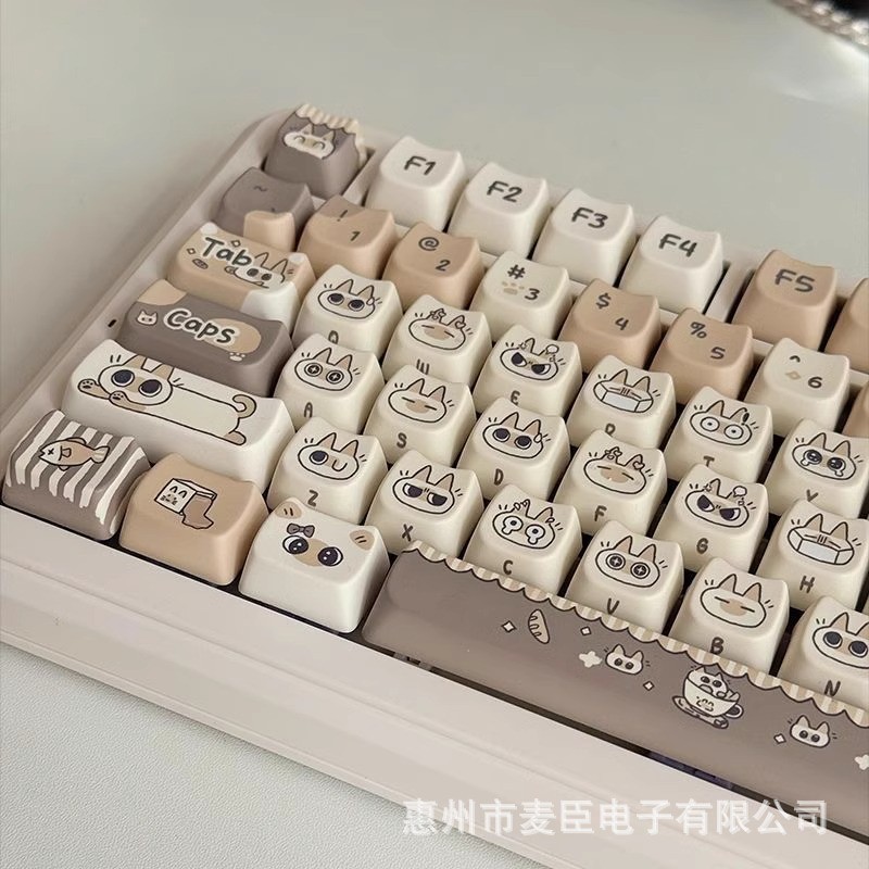 Keycap Siamese Cat Bean Paste MOA | KCRAFT - World of Keycaps | Shopee ...