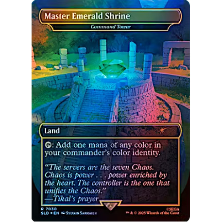 Magic the Gathering - Secret Lair - Command Tower (Master Emerald ...
