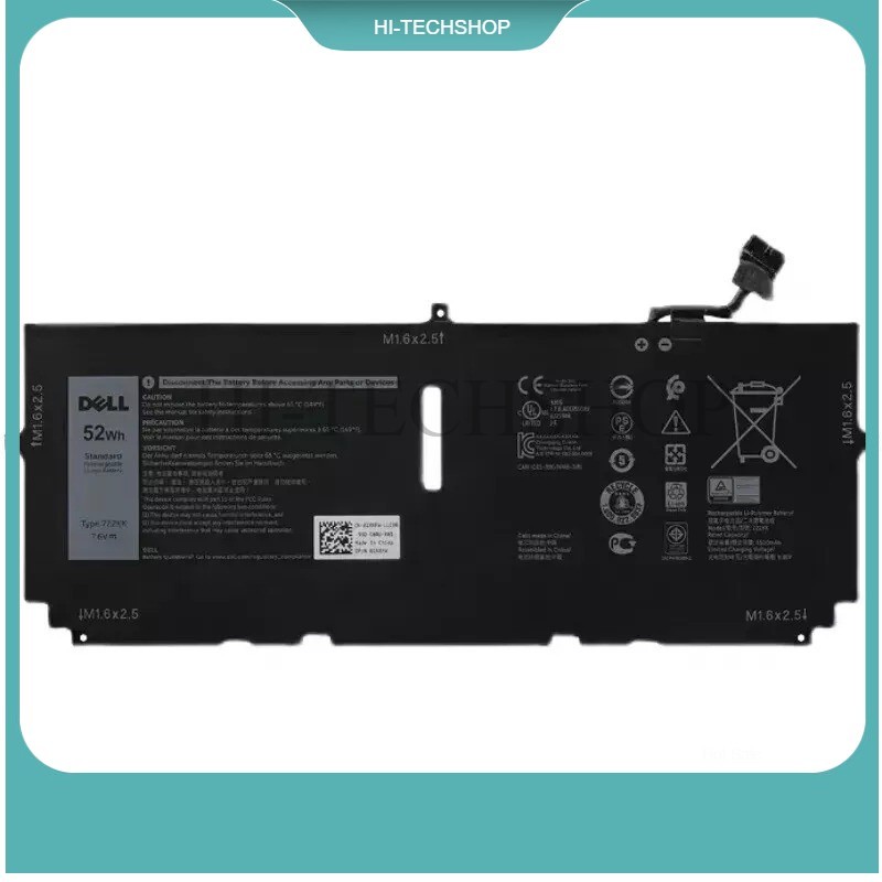 ⭐⭐[ Mới] Pin Laptop DELL XPS 13 9310 9300 0WN0N0 WN0N0 02XXFW 2XXFW ...