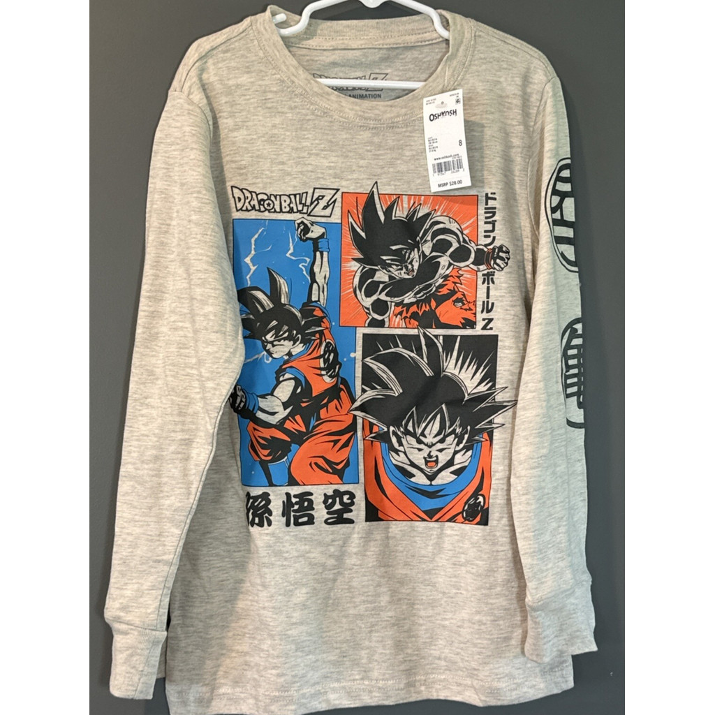 100% Cotton Dragon Ball Z Boy Tay Dài | Shopee Việt Nam