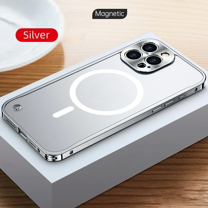 Khung Nhôm Kim Loại Dành Cho 17 16 15 14 13 12 Pro Max Plus Mini Cản ...