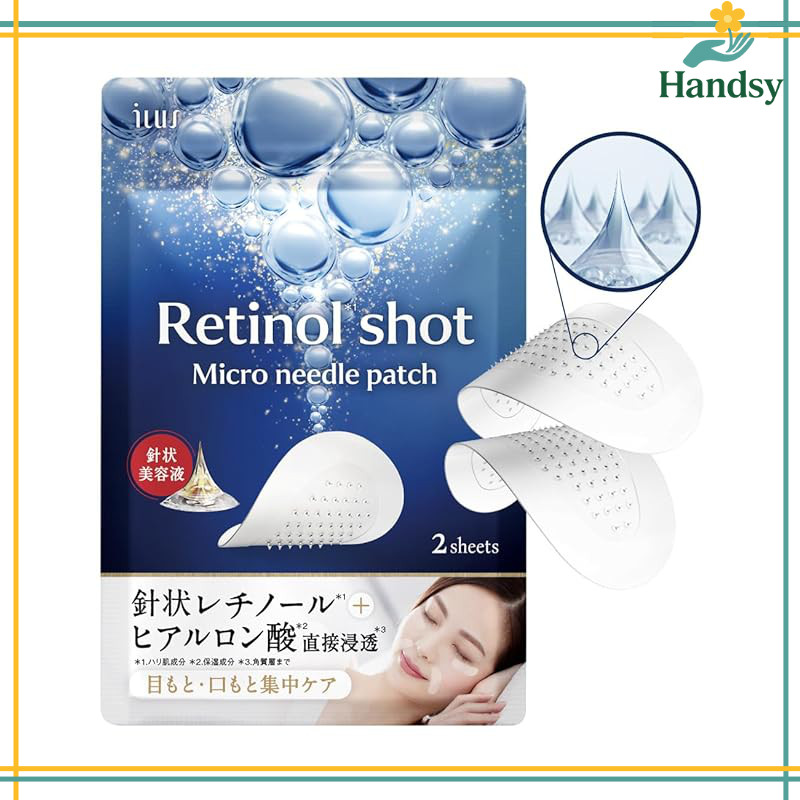 ILUS Retinol Shot Micro-Needle Patches for Targeted Eye and Lip Care ...