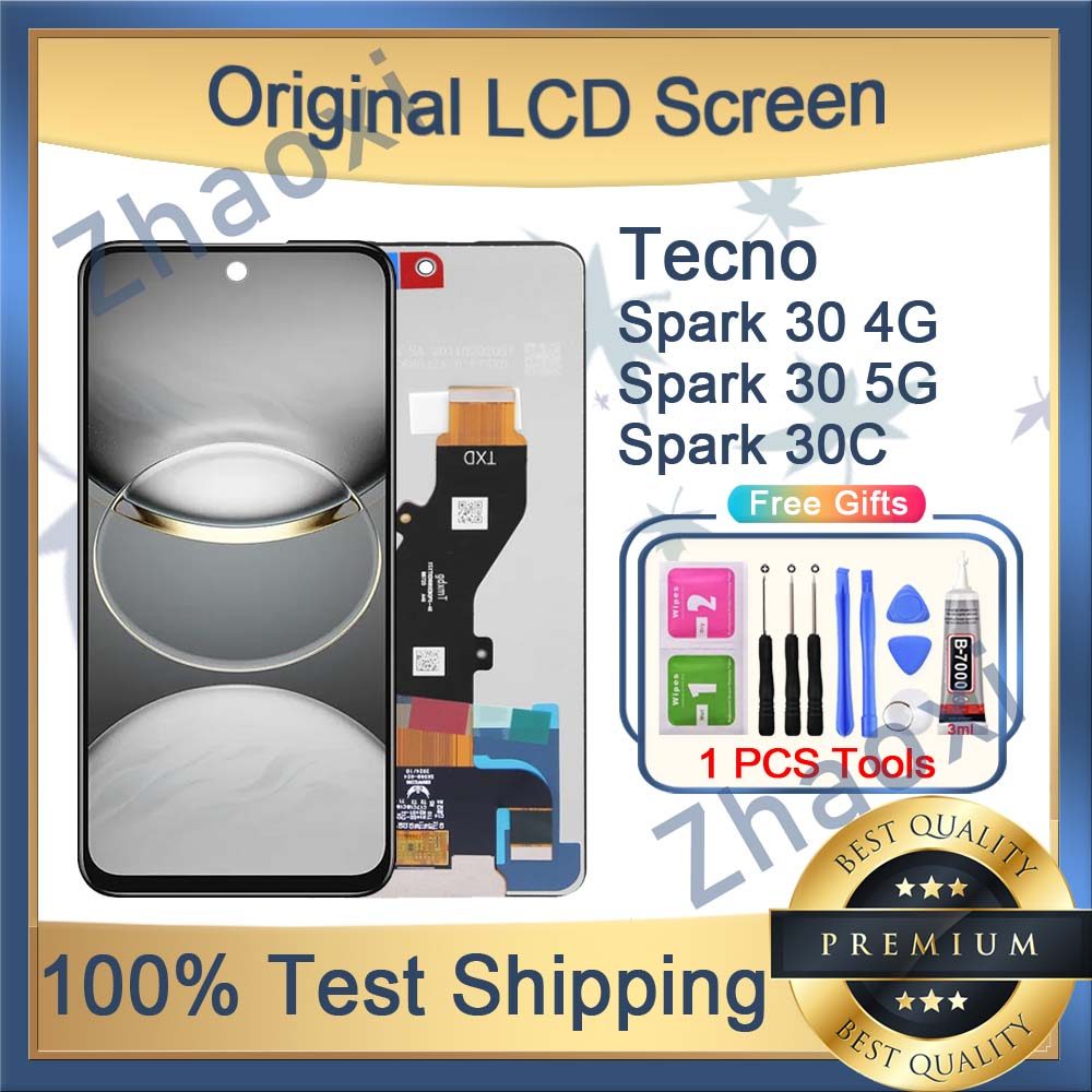 Tecno Spark 30 4G 5G Spark 30C Màn hình LCD Thay thế màn hình cảm ứng ...