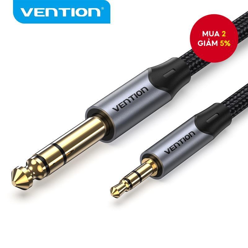 Cáp âm thanh Vention 3.5mm sang 6.5mm, cáp aux cho điện thoại, PC, DVD ...