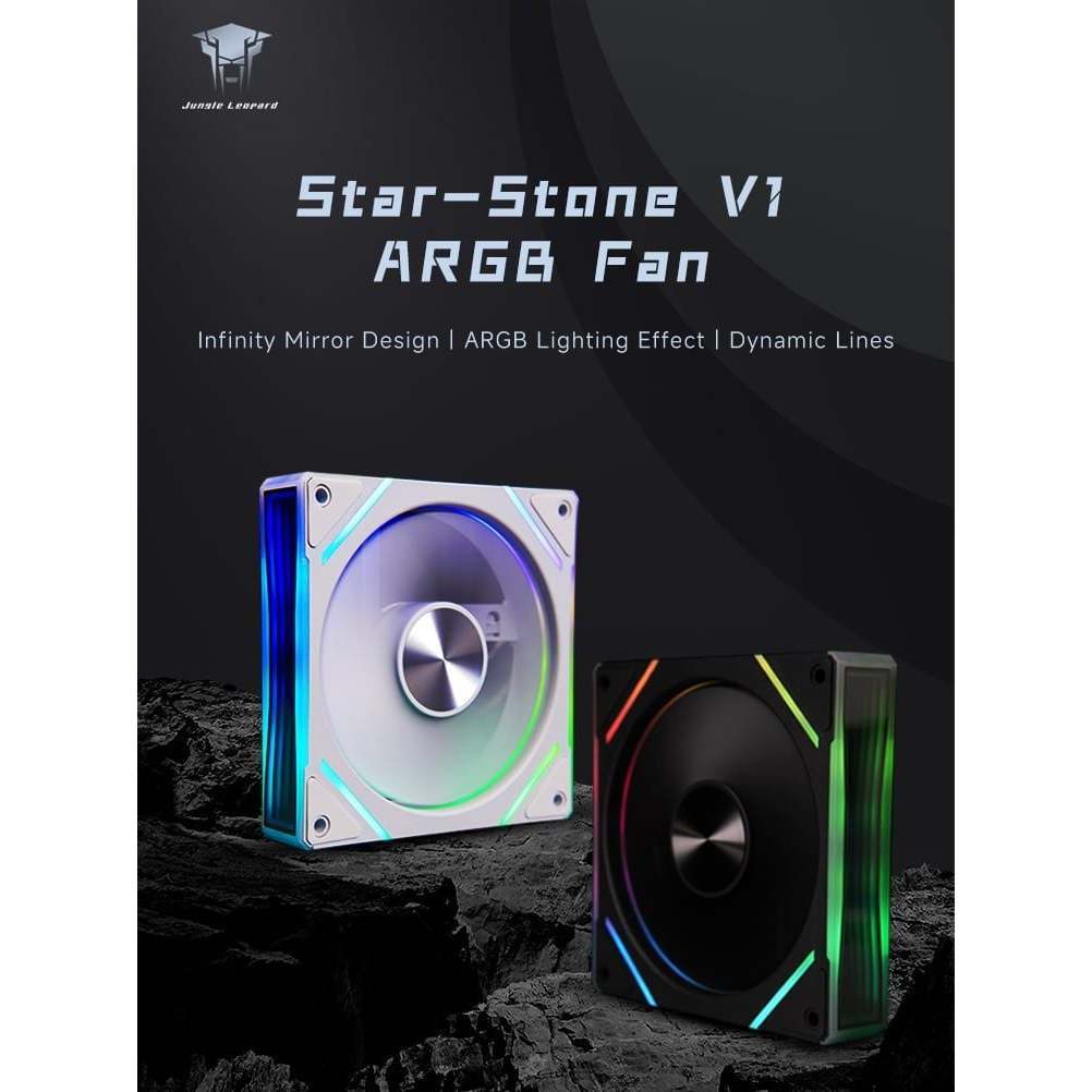 Fan Case Leopard Astro V1 ARGB Black / White (Mới, BH 3T) | Shopee Việt Nam