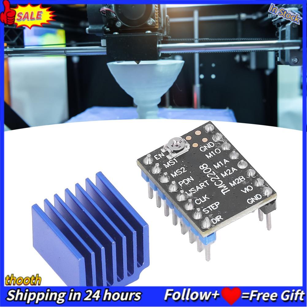 Thooth Thooth Mô-đun điều khiển động cơ Stepper TMC2208 Chip V2.0 Giao ...